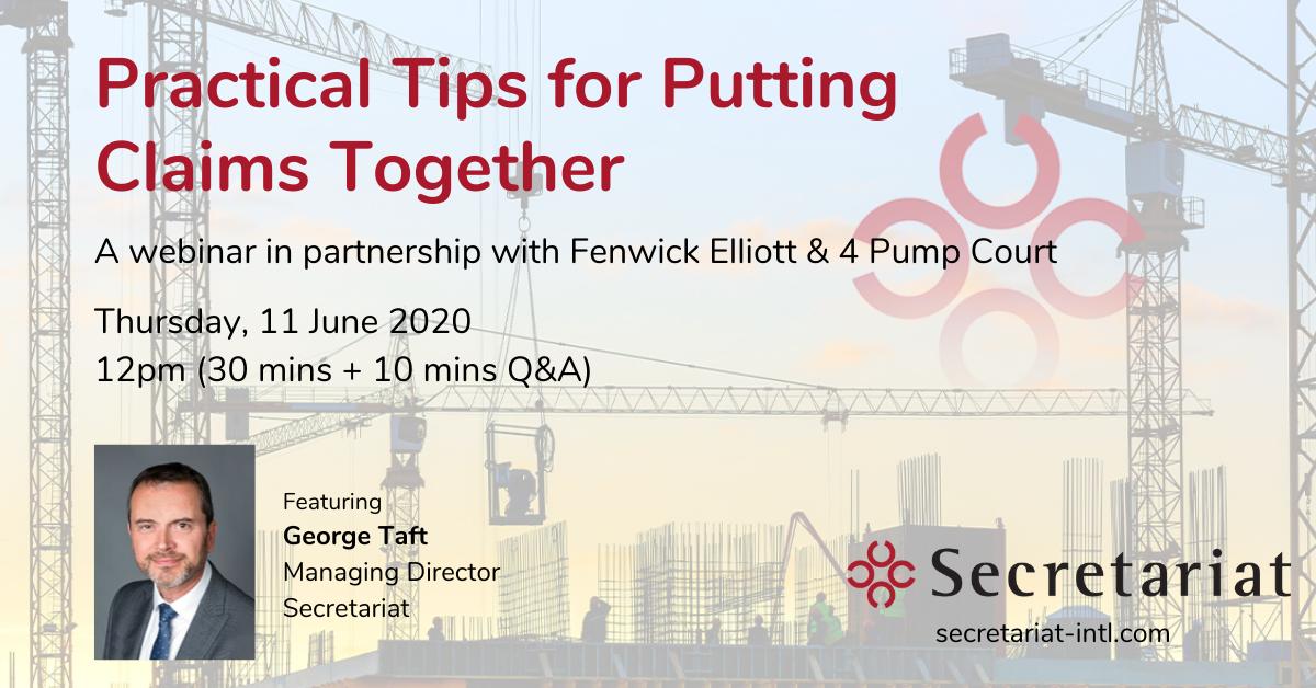 Practical Tips for Putting Claims Together - Secretariat