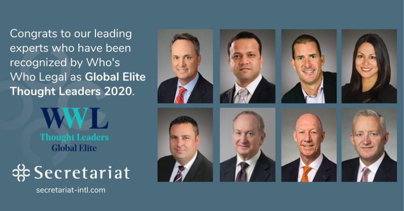 Global Elite Thought Leaders 2020 - Secretariat