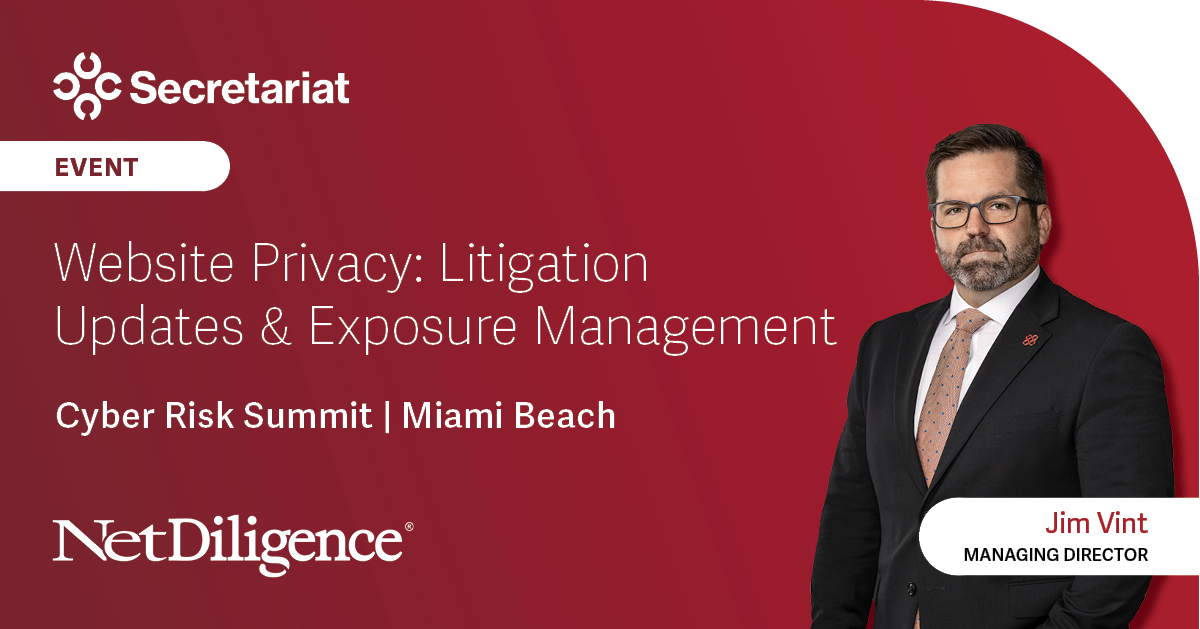 NetDiligence® Cyber Risk Summit - Secretariat